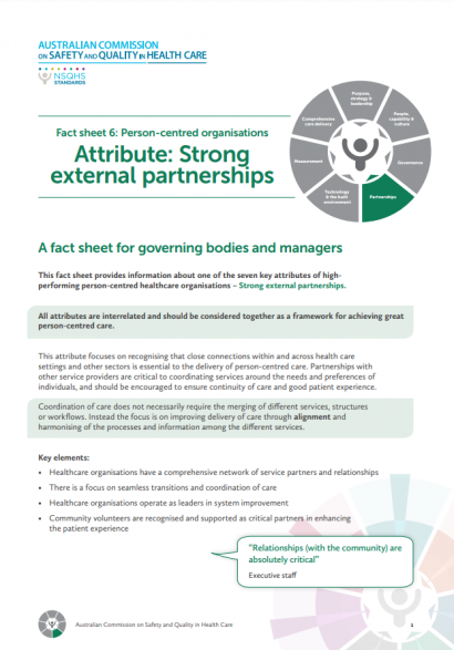 Attributes of person-centred healthcare organisations | Australian ... Attributes of person-centred healthcare organisations | Australian ...