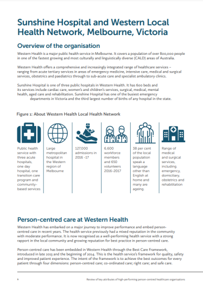 Attributes of person-centred healthcare organisations | Australian ... Attributes of person-centred healthcare organisations | Australian ...
