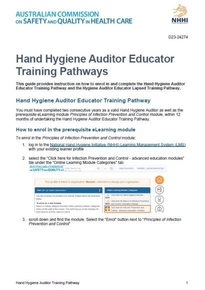 National Hand Hygiene Auditor Training - FAQs – NHHI | Australian ...
